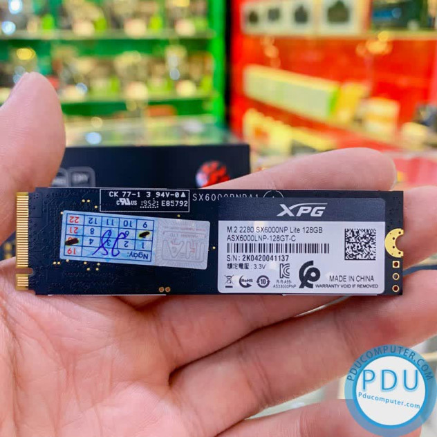 Ổ cứng SSD Adata SX6000NP Lite 128GB M.2 2280 PCIe NVMe Gen 3x4 (Đọc ...